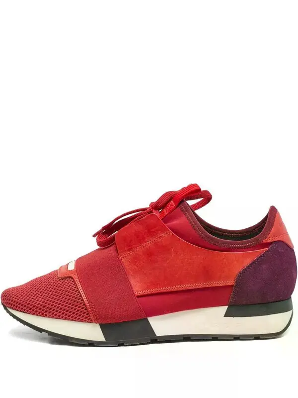 Balenciaga Race Runner Low-top Sneakers - Red