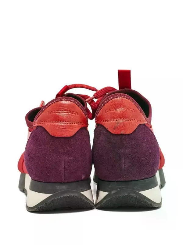Balenciaga Race Runner Low-top Sneakers - Red