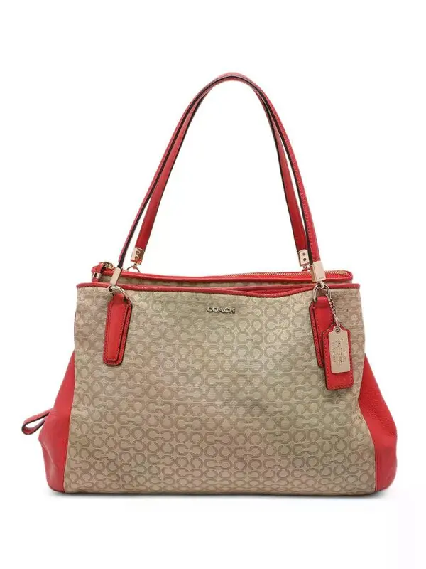 COACH VINTAGE Patterned Tote Bag