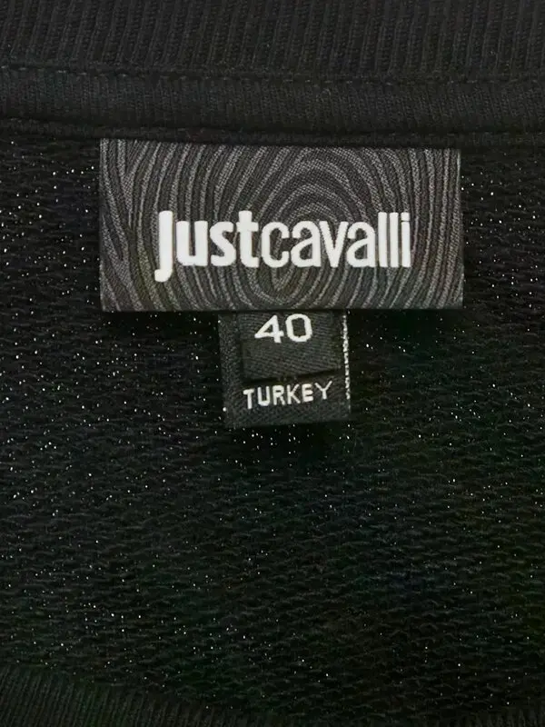 Just Cavalli Lion-embroidered Sweatshirt