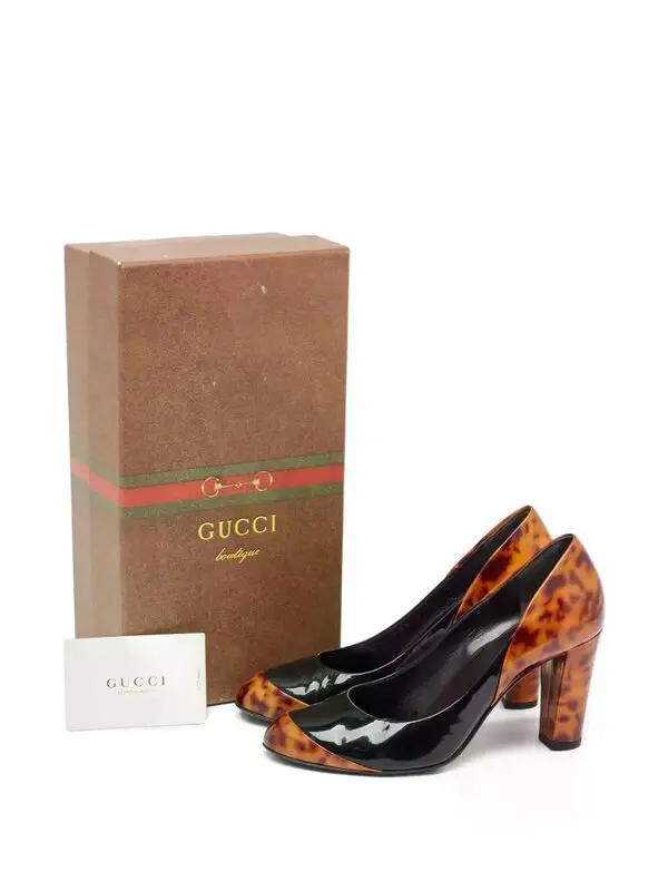 Gucci 75mm Patent-leather Pumps