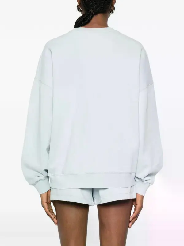 ANINE BING Miles Logo Sweatshirt - Blue