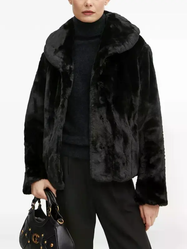 Guess Shawl-collar Faux-fur Jacket