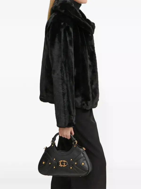 Guess Shawl-collar Faux-fur Jacket