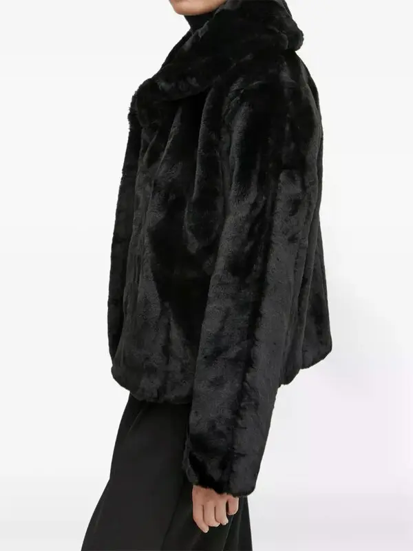 Guess Shawl-collar Faux-fur Jacket