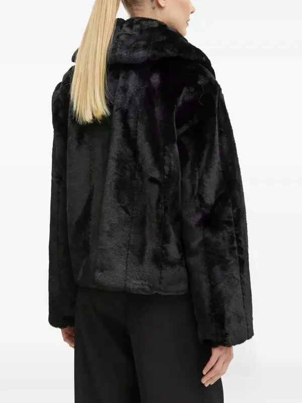 Guess Shawl-collar Faux-fur Jacket