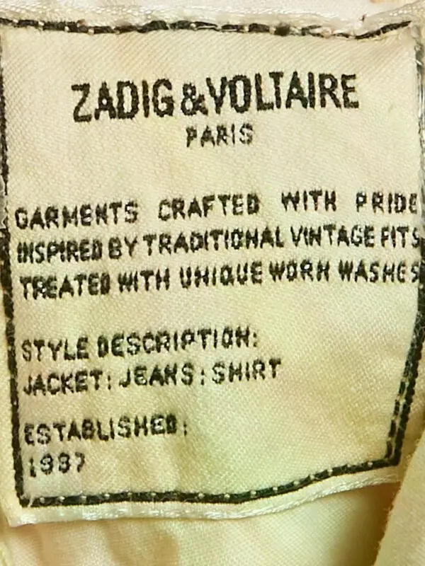 Zadig&Voltaire Five-pocket Tie-dye Trousers