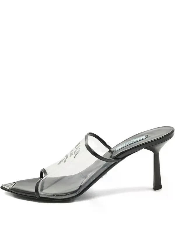 Prada Logo Open-toe Sandals