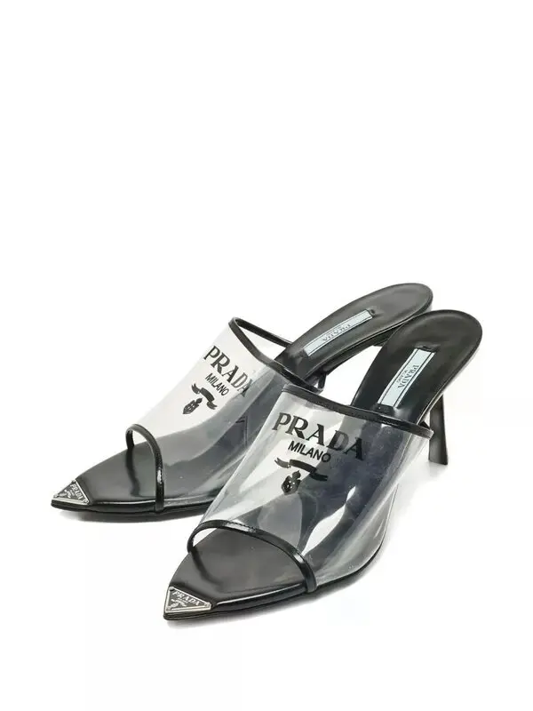 Prada Logo Open-toe Sandals