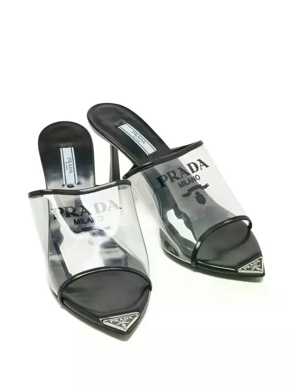 Prada Logo Open-toe Sandals