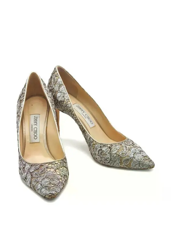 JIMMY CHOO Floral Lace Romy Pumps