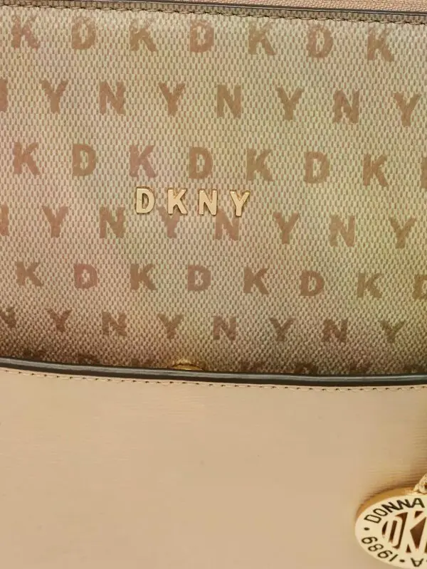 Dkny Monogram Logo-plaque Tote