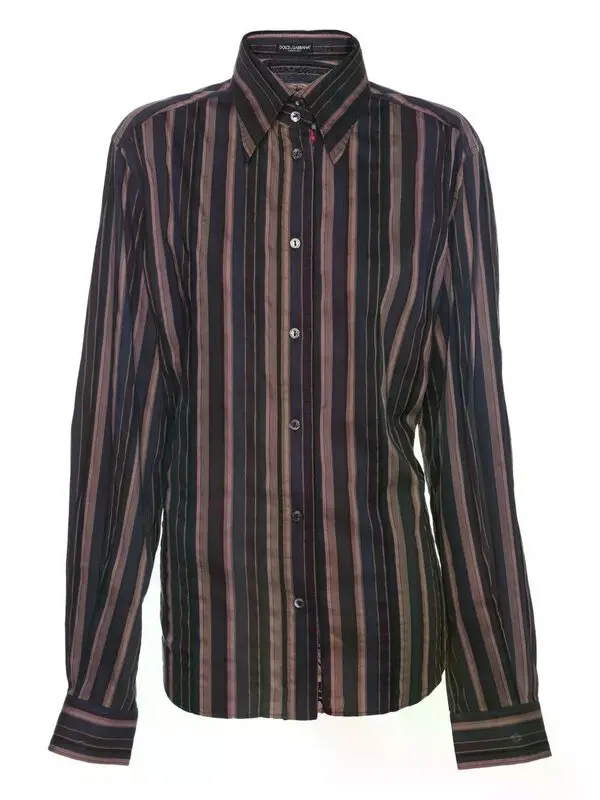 Dolce & Gabbana Striped Button Shirt