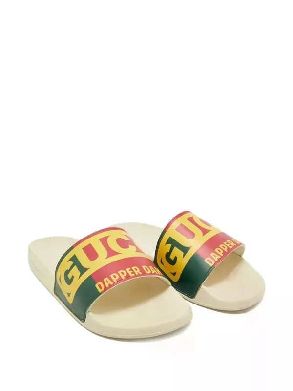 Gucci Dapper Dan Logo-detail Slides