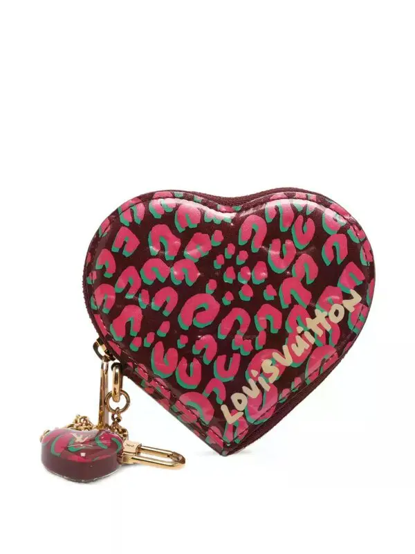 LOUIS VUITTON Heart-shaped Coin Purse - Red
