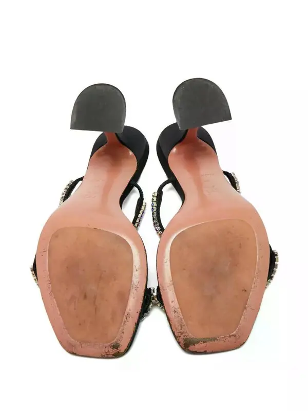 Amina Muaddi Gilda Crystal-embellished Sandals