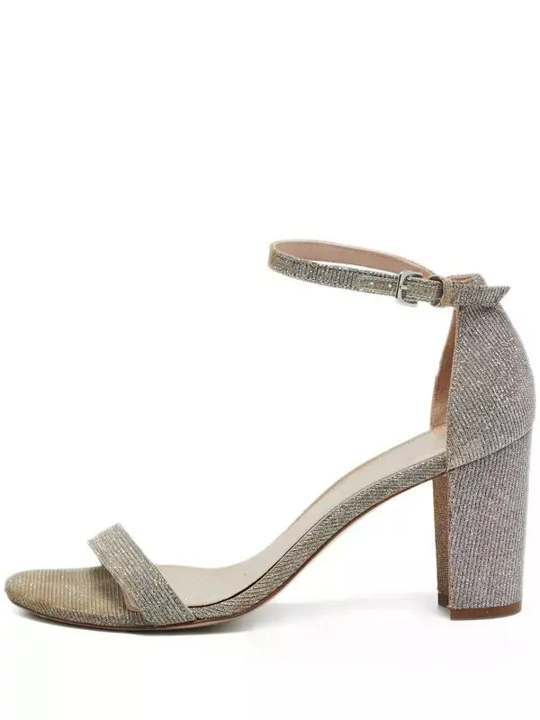 STUART WEITZMAN Ankle Strap Block Heel Sandals