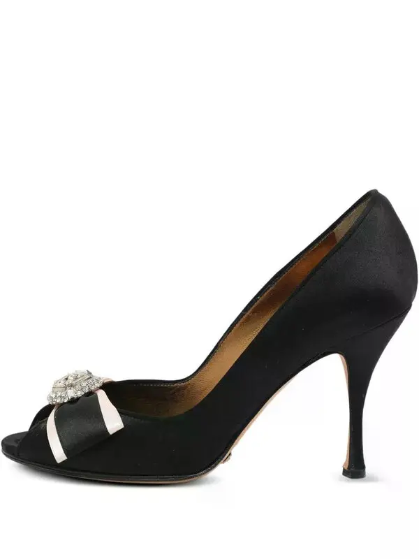 Dolce & Gabbana Satin Bow-detail Pumps