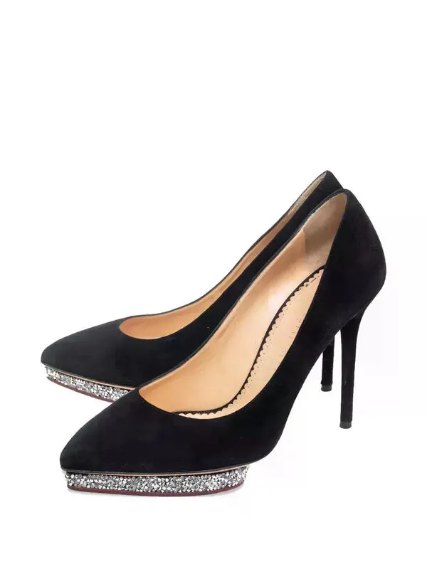 CHARLOTTE OLYMPIA 110mm Suede Pumps