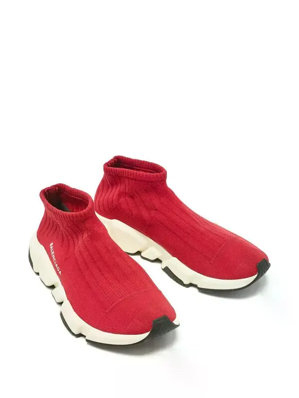 Balenciaga Speed Trainer Sneakers - Red
