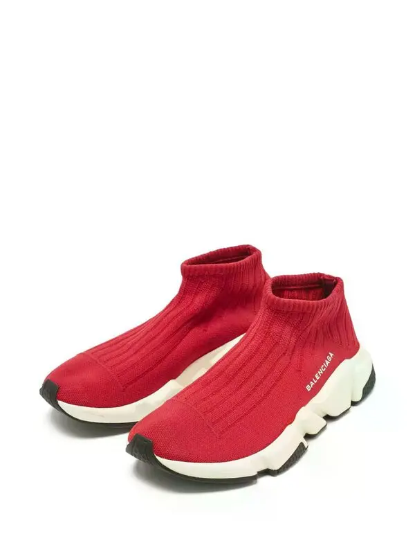 Balenciaga Speed Trainer Sneakers - Red