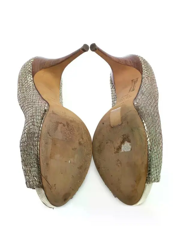 GIUSEPPE ZANOTTI 110mm Leather Heeled Pumps - Neutrals