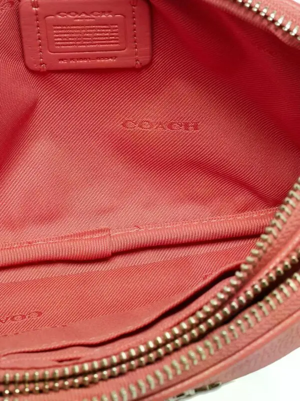 COACH Leather Zip Crossbody Bag