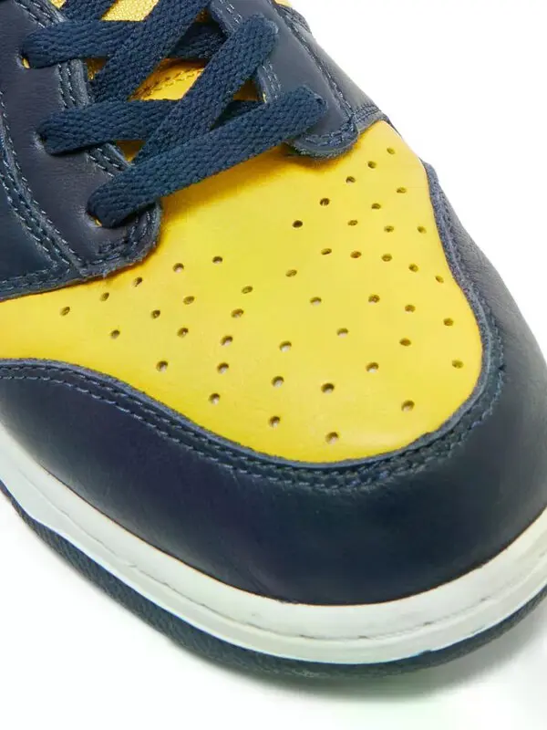 Nike Dunk High Leather Sneakers - Yellow