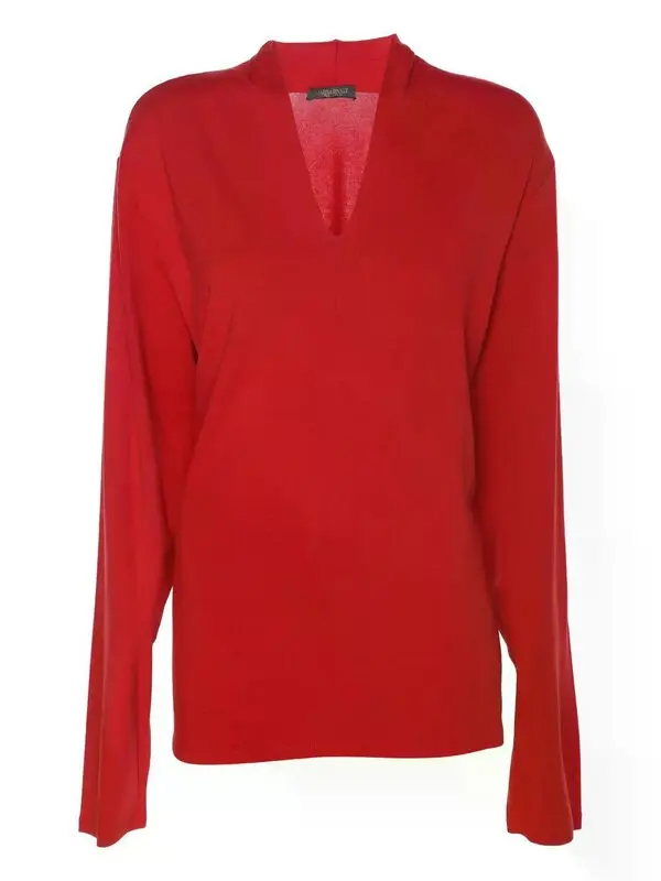 Marina Rinaldi V-neck Long Sleeve Top