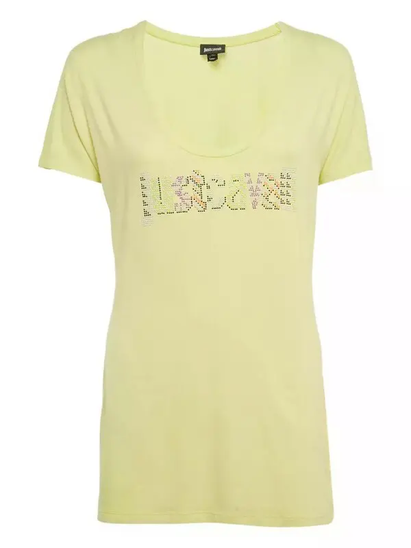 Just Cavalli Logo Cotton T-shirt