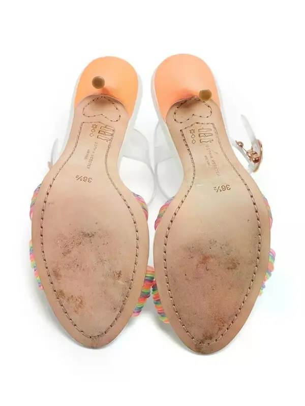 SOPHIA WEBSTER 105mm Knot-detailing Heeled Sandals