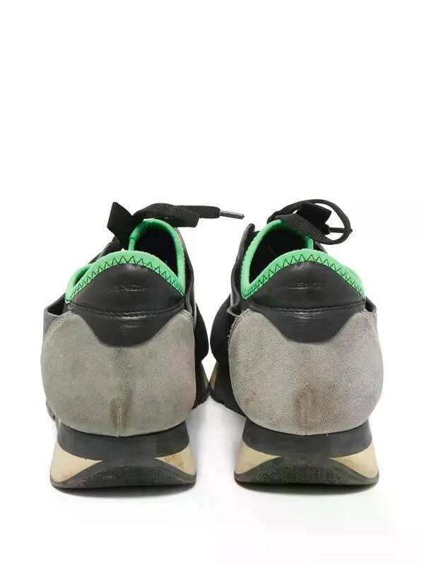 Balenciaga Mesh-panelled Sneakers - Black