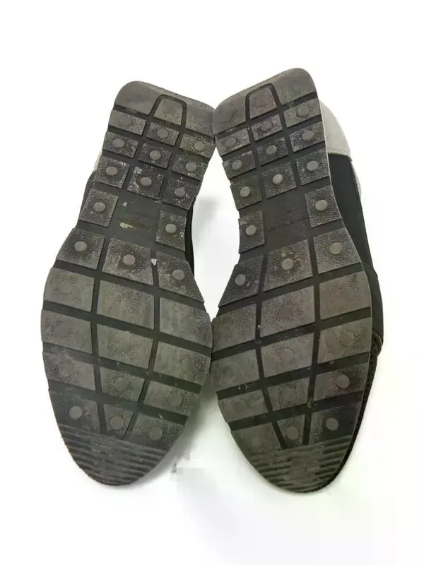 Balenciaga Mesh-panelled Sneakers - Black