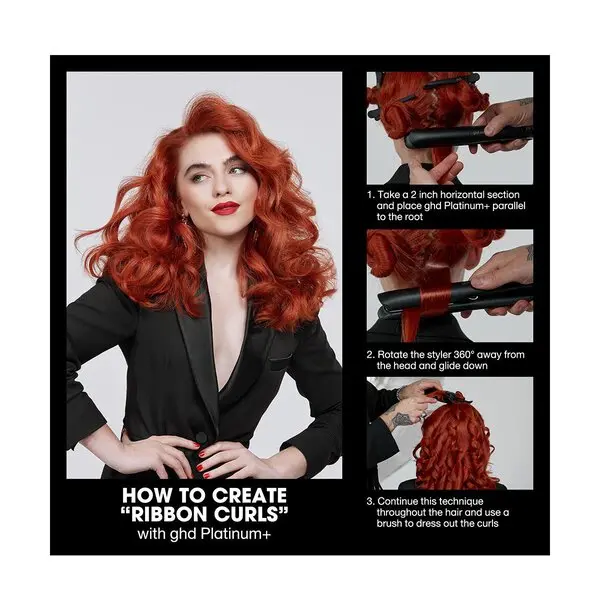 GHD Platinum Styler 1" Flat Iron - Black