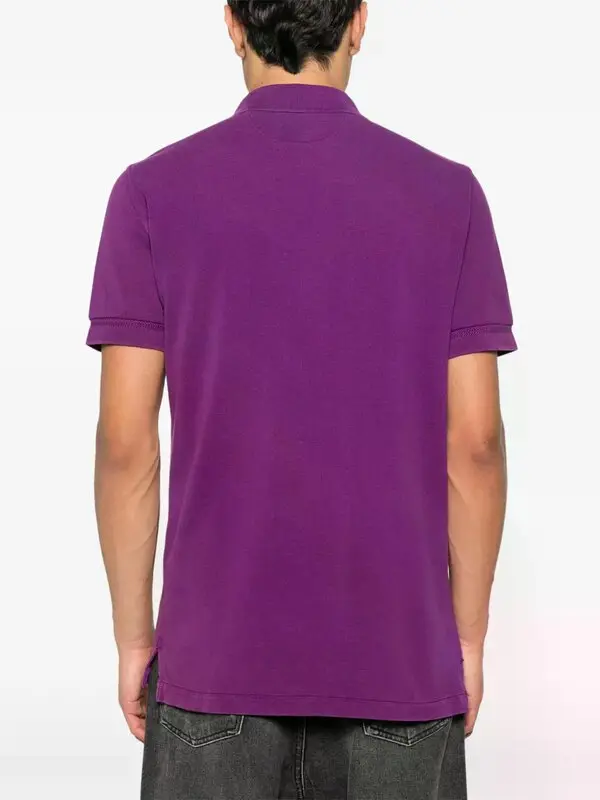 TOM FORD Buttoned Polo Shirt - Purple