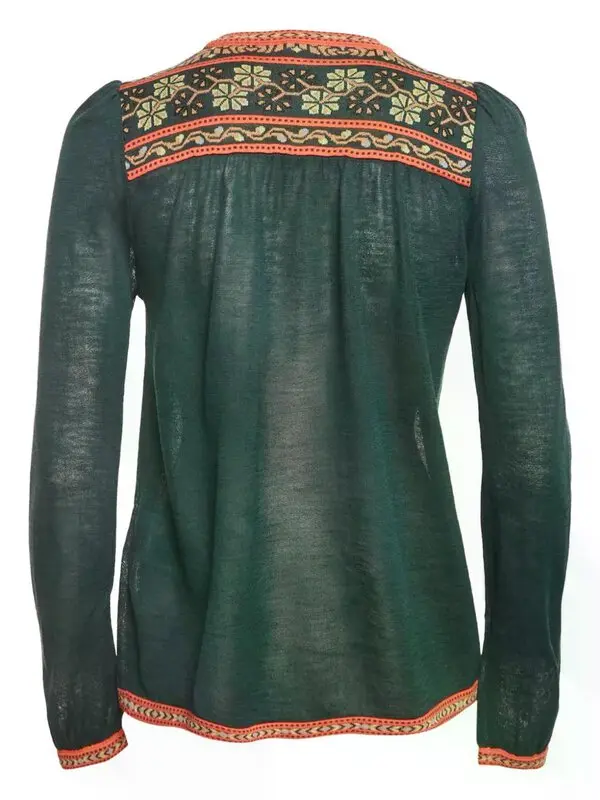 Missoni Embroidered Long Sleeve T-shirt