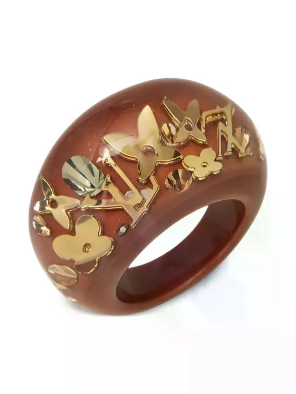 LOUIS VUITTON Logo-detail Ring