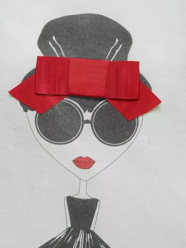 Alice + Olivia Crepe Bow Detail Top