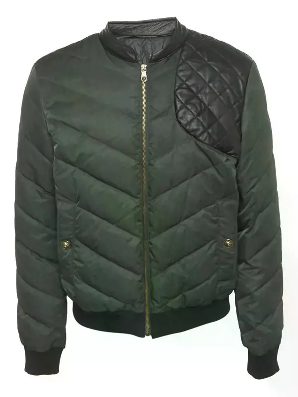 VERSUS Quilted Leather Jacket