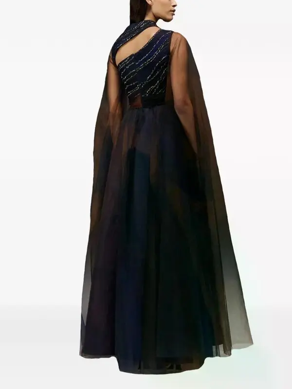 THA SEEN Sequin-embellished Maxi Dress