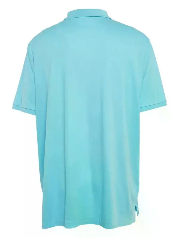 Polo Ralph Lauren Embroidered-logo Polo Top - Blue