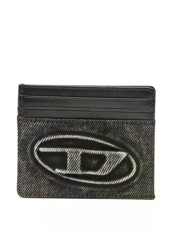 DIESEL® Logo-embossed Card Case - Black