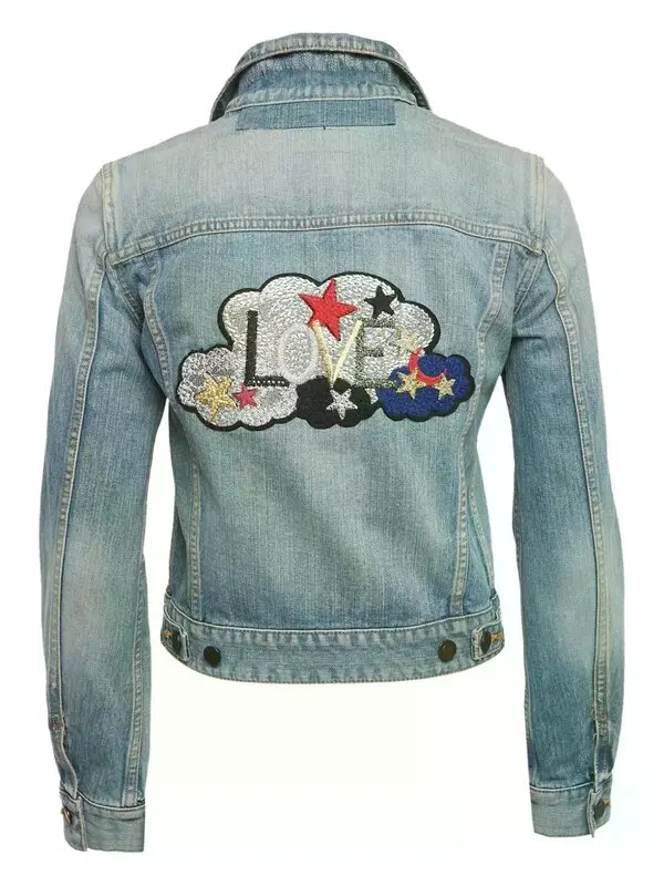 Saint Laurent Appliqué Denim Jacket