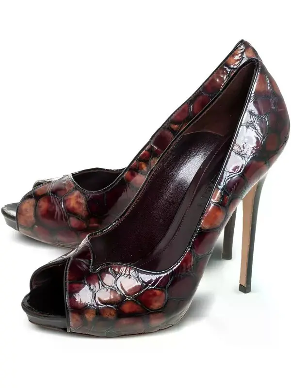 Alexander McQueen 130mm Leather Heeled Pumps