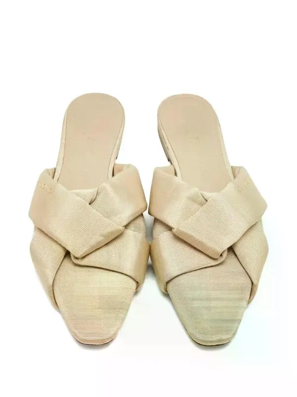 FERRAGAMO Knot Flat Mules