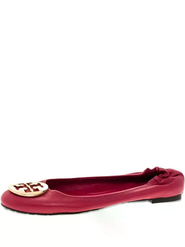 Tory Burch Leather Ballet Flats - Pink