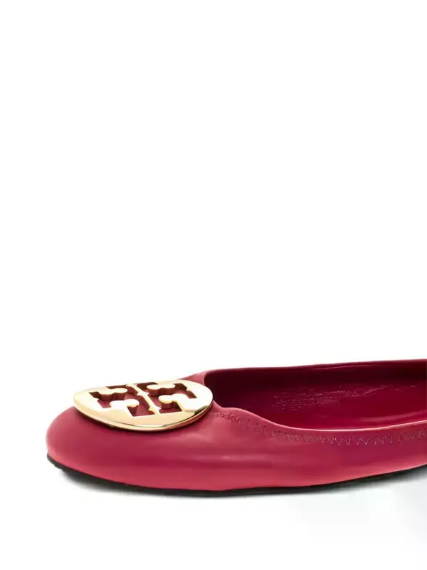 Tory Burch Leather Ballet Flats - Pink