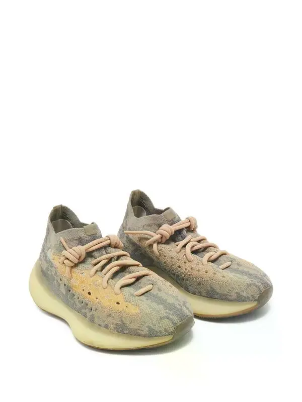 ADIDAS X YEEZY Boost 350 V2 Knitted Lace-up Sneakers - Grey