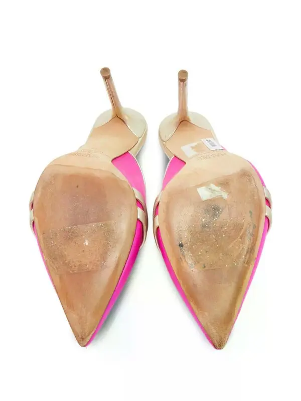 MALONE SOULIERS Sculpted Leather Mules - Pink