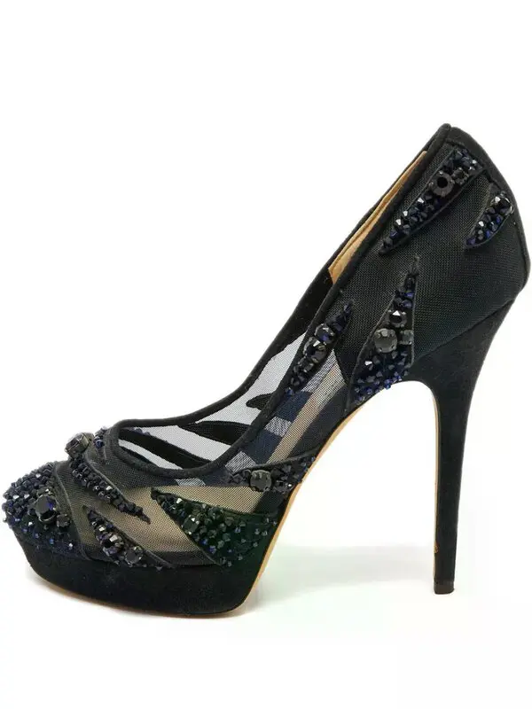 JIMMY CHOO Crystal-embellished Pumps